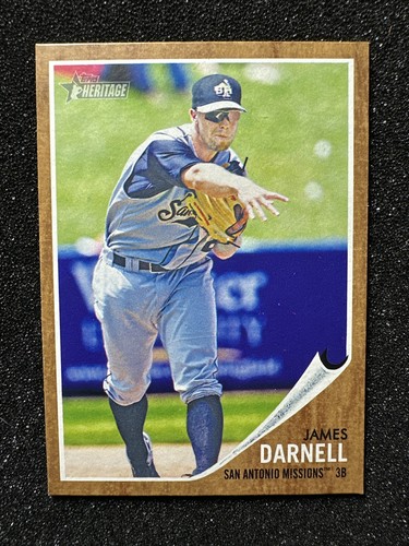 JAMES DARNELL #94 2011 Topps Heritage Minor League Edition Rookie ...