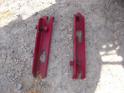 Farmall H 300 350 SH IH Tractor drawbar anchor brackets bracket w/ 3 ...
