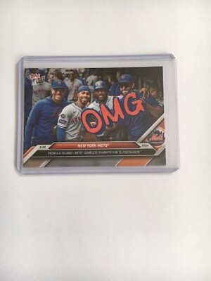 2024 TOPPS MLB NOW #780 NEW YORK METS POSTSEASON RUN 0-5 To OMG | eBay