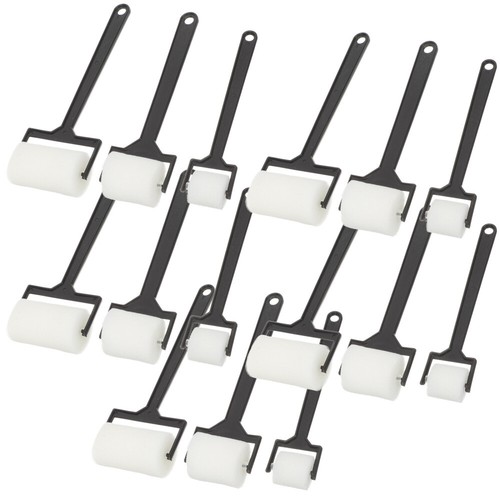 15 Pcs Mini Roller Sponge Paint Brush Kids Portable Art Painting Set ...