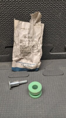 NOS 1964 65 66 Ford Mustang Mercury Quarter Window Sash Roller & Rivet ...