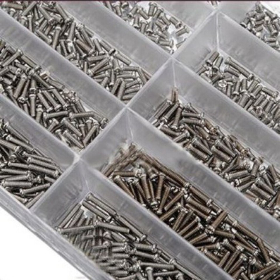 670PCS Clock Watch Screws in 10 Different Sizes Clock Screw Repair ...