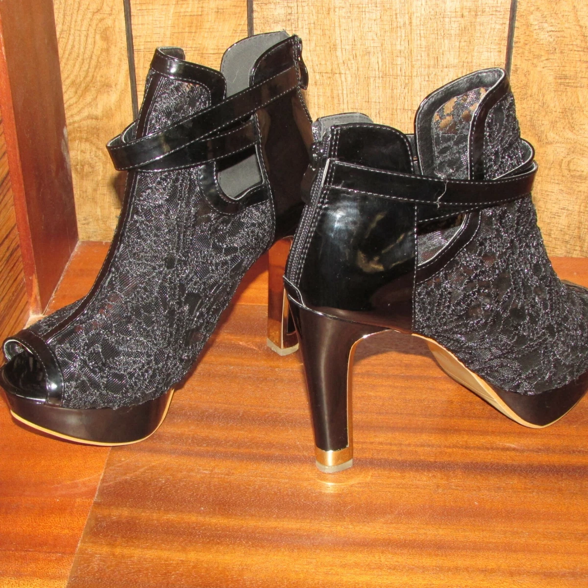 Black And Silver Heels For Prom