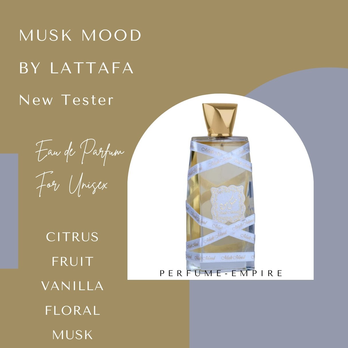 Musk Mood by Lattafa perfume for unisex EDP 3.3 / 3.4 oz New Tester | eBay