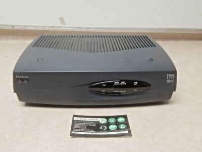 Cisco Series 1700 Modular Access Router Model 1721 No WIC Card, No ...