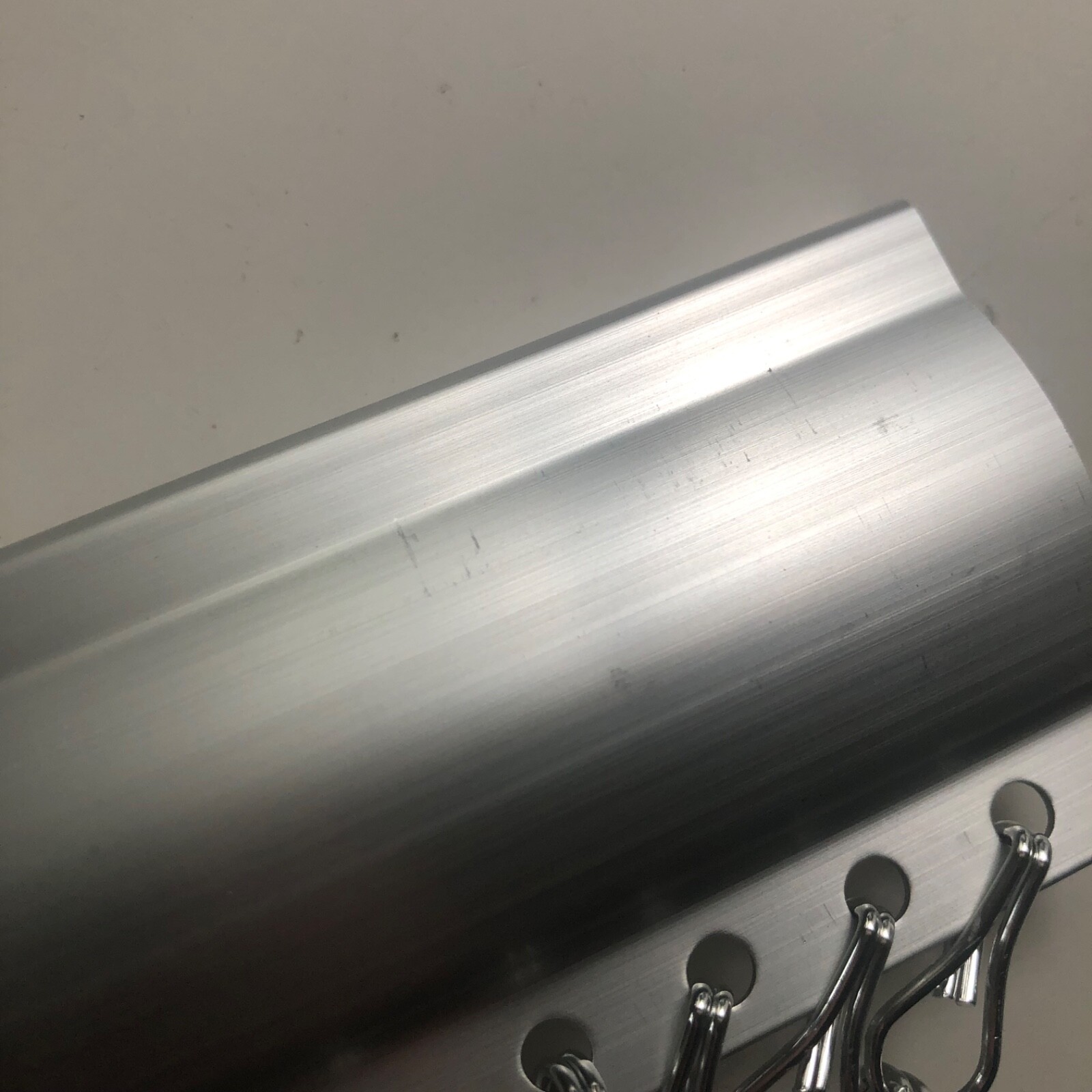 W90 x L205 cm Door Fly Chain Screen Aluminium Curtain Metal Silver ...