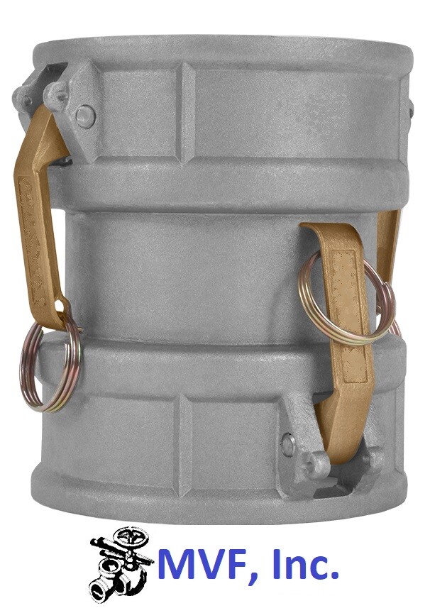 1-1/2" X 1-1/2" Part DD Female x Female Spool Coupler Aluminum Camlock ...