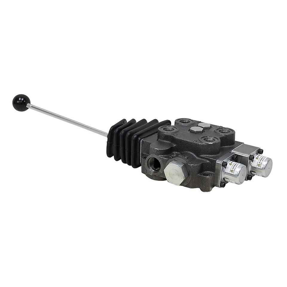 2 Spool 30 GPM Double Acting Joystick Directional Valve Float Cross Mfg ...