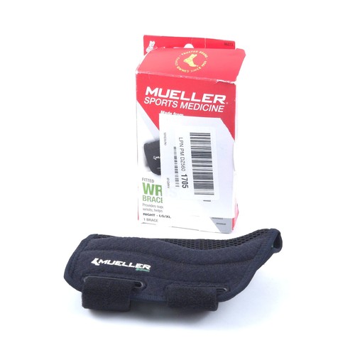 Mueller Green Fitted Wrist Brace For Right Hand Large X-Large/ Maximum ...