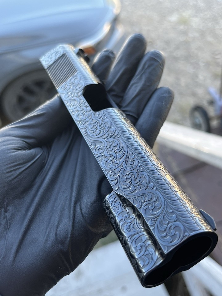 Engraved 1911 Slide 45 ACP Series 80 | eBay