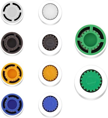 10 Pack Shower Flow Restrictors Water Saving Valve Set 5 Colors Durable ...