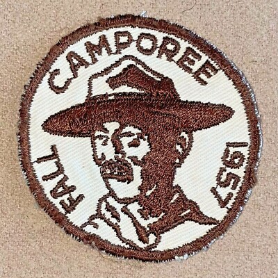 1957 BSA BOY SCOUTS FALL CAMPOREE PATCH | eBay