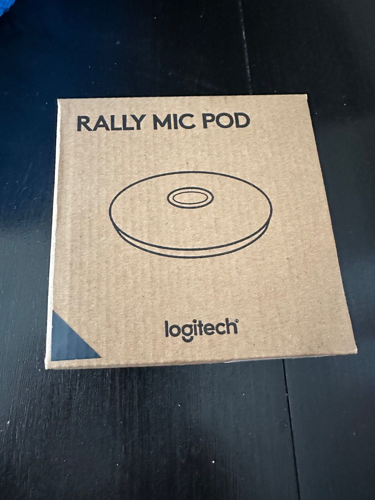 Brand-New, Logitech Rally Mic Pod Wired Modular Microphone 989-000430 Black