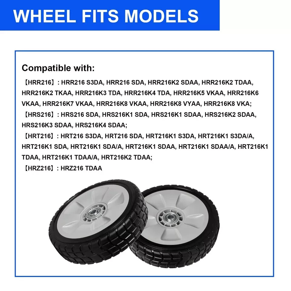 2-Pack Honda Rear Wheels HRS216 HRR2167VKA HRR216VKA HRR2169VKA ...