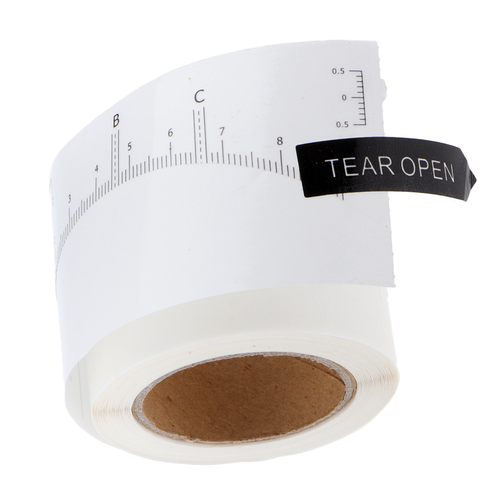 Upgraded 1 Roll Disposable Adhesive Eyebrow Microblading Ruler Guide ...