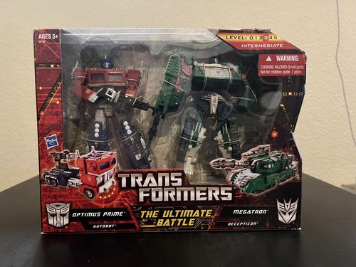 TRANSFORMERS GENERATIONS THE ULTIMATE BATTLE OPTIMUS PRIME VS MEGATRON ...