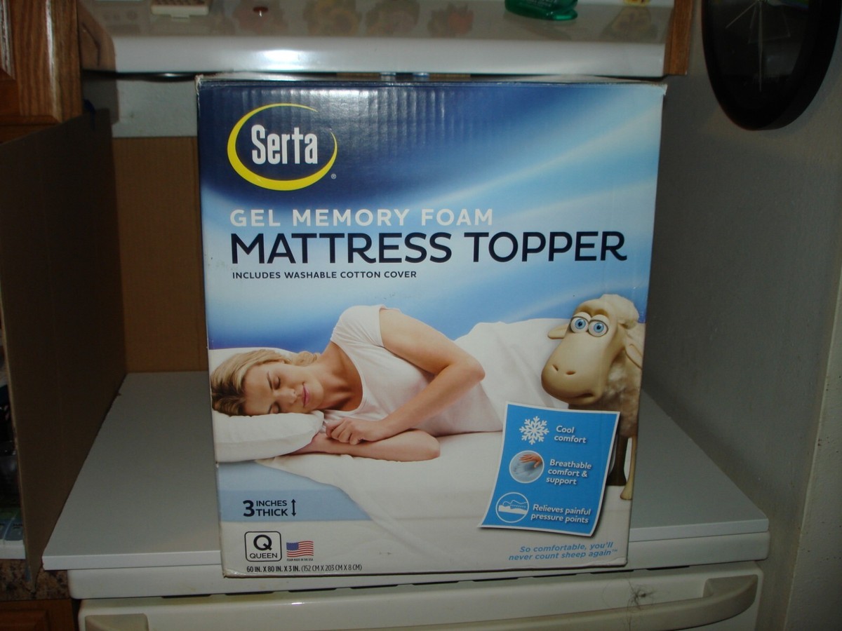 3 Inch Serta Gel Topper Serta Cooling ThermaGel Memory Foam Mattress