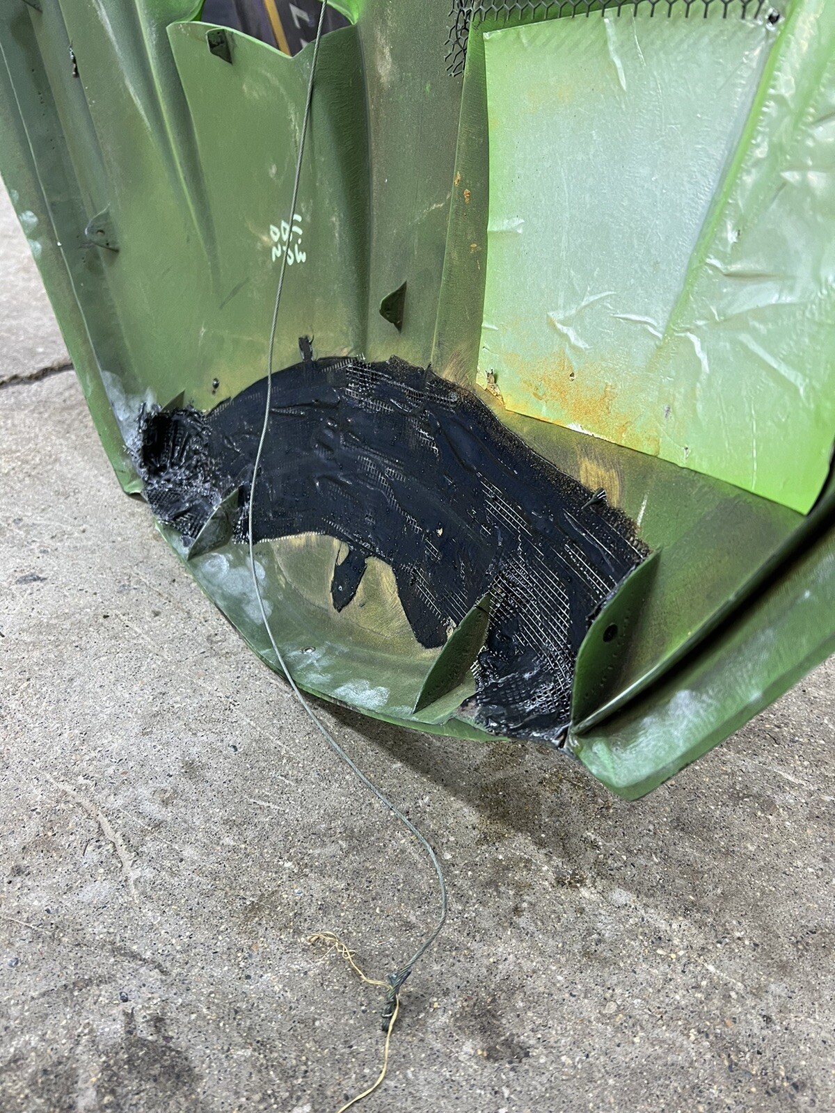 1999-2001 99 00 01 Arctic Cat ZRT 800 Snowmobile Green Hood Thundercat ...