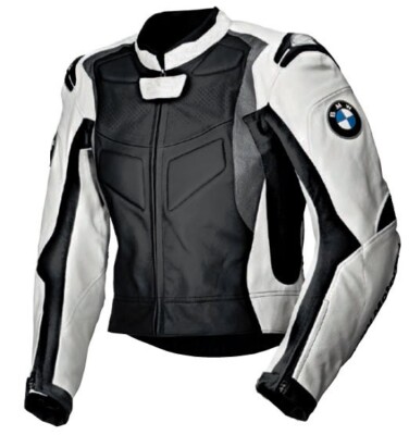 BMW Motorcycle Biker Cowhide Leather Jacket Motorbike Racing Leather ...