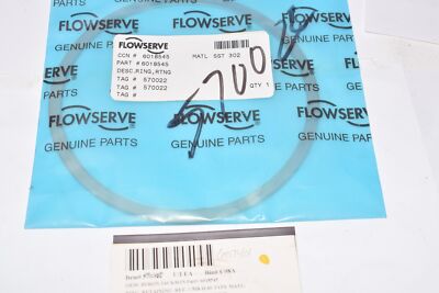 NEW Flowserve, Byron Jackson, Part: 6018545, Retaining Ring, SST 302 | eBay