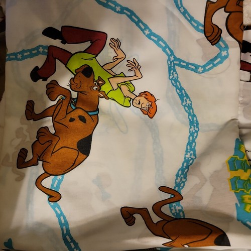 Vintage 1999 Scooby Doo & Shaggy Flat & Fitted Sheet Set Twin ...