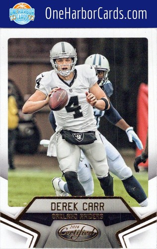 2016 Panini Certified Oakland Raiders #87 Derek Carr | eBay