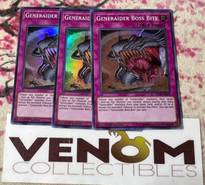 3x (M/NM) - Generaider Boss Bite - MYFI-EN039 - Super Rare - 1st ...