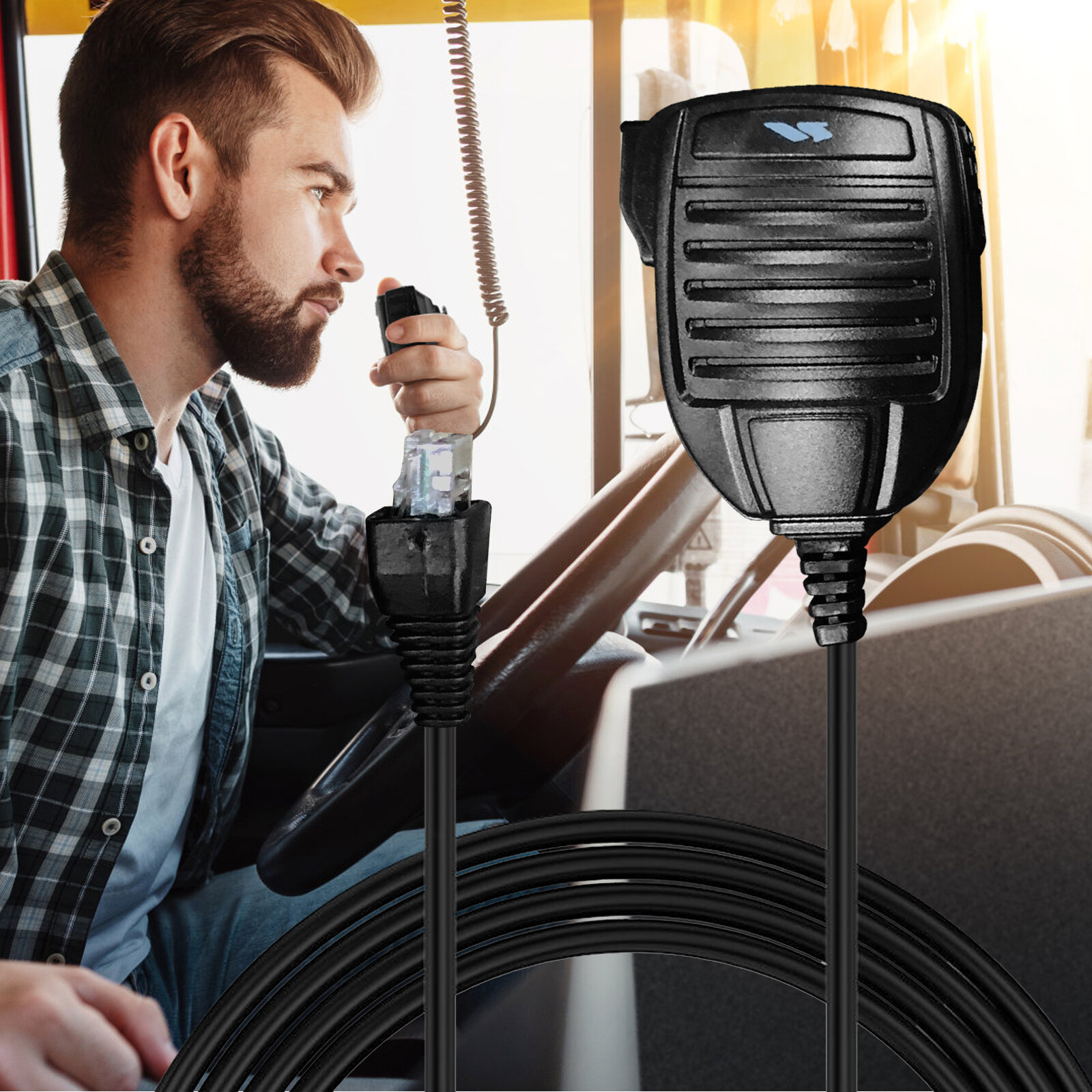 10 PC Police Handheld Speaker Mic MH-67A8J for Vertex Standard VX-2100 ...