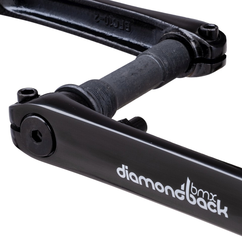 Diamondback BMX 3 Piece Crank Set Black 175mm with Bottom Bracket | eBay UK