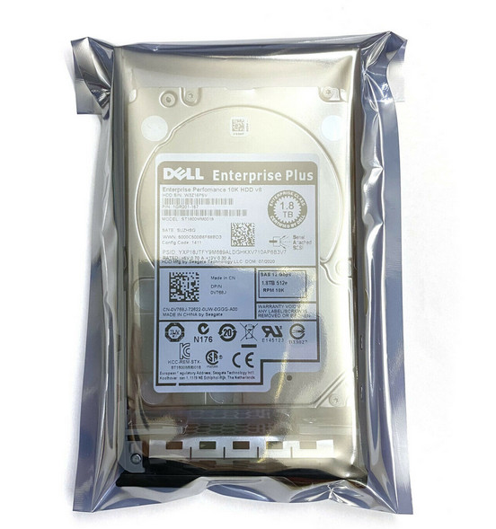 Dell V768J 0V768J ST1800MM0018 1.8TB 10K 12G SFF 2.5" SAS Hard Drive ...