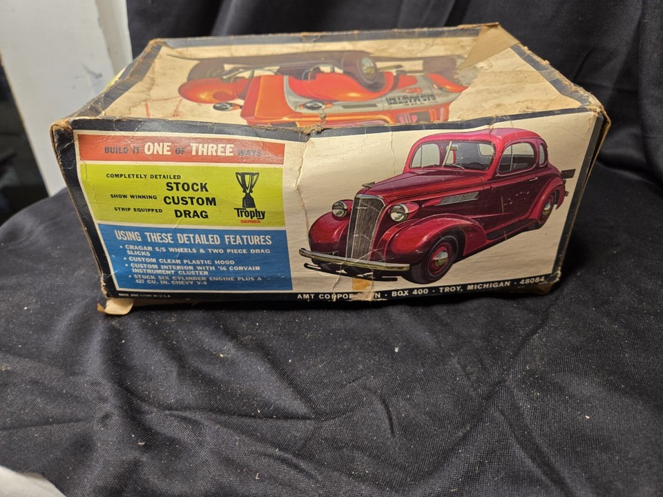 AMT 1937 Chevrolet Coupe Stovebolt 1:25 Model Kit #2637-200 ORIGINAL | eBay