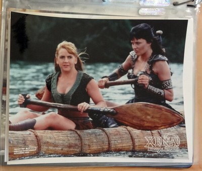 Xena Warrior Princess Xena & Gabrielle in Canoe 8 x 10 Original Color ...
