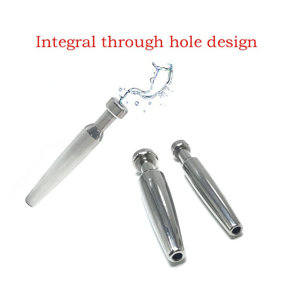 Stainless Steel Dilator Expander Metal Urethral Stretching Penis Hollow ...