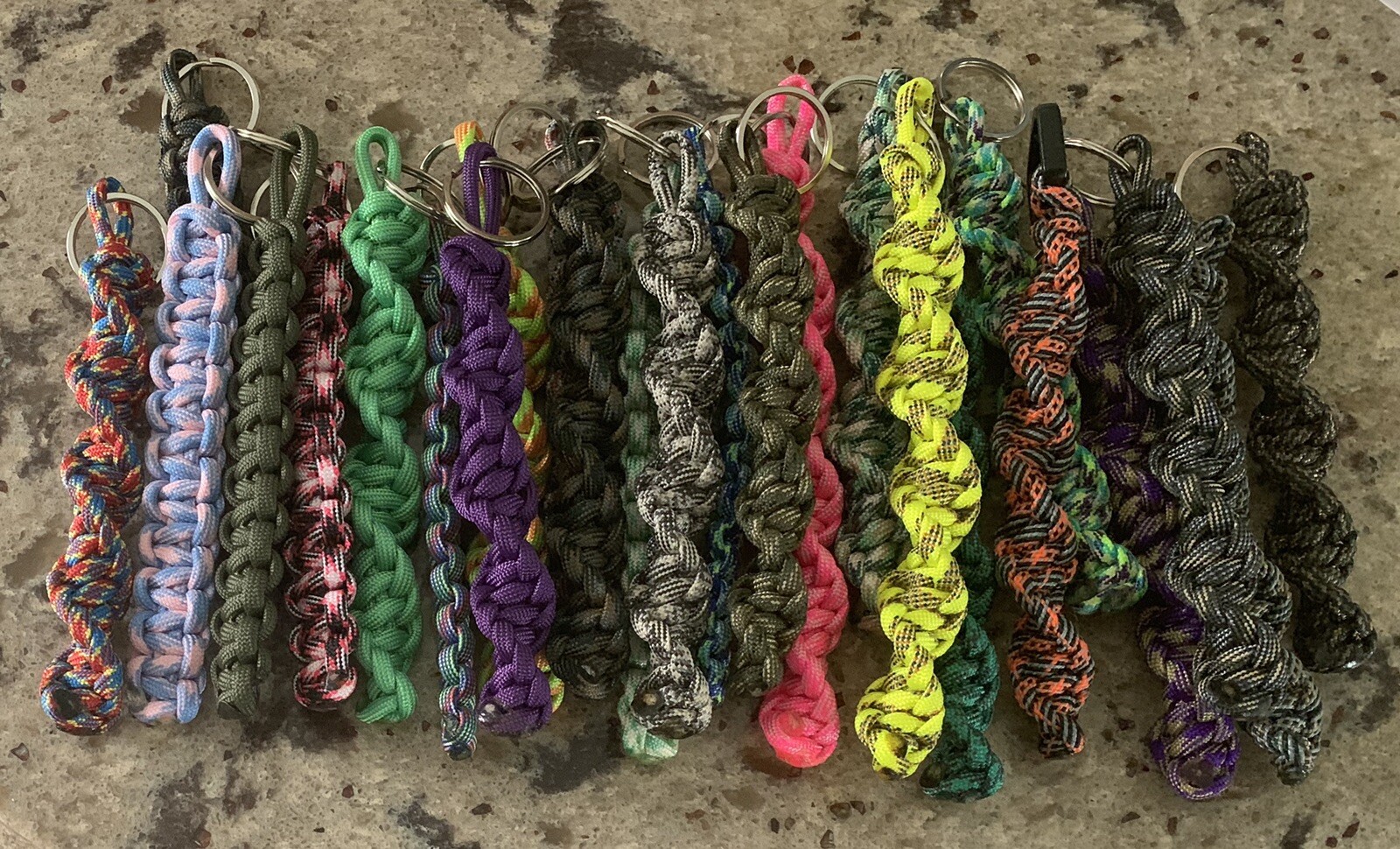 Paracord / Survival Key Chain Lot of 12. | eBay