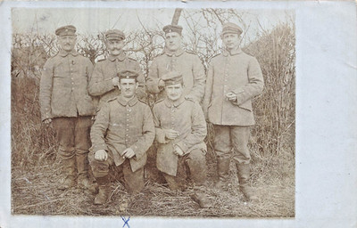 German Uniformed Military Soldiers Smoking Cigars~1915 RPPC Photo WW1 ...