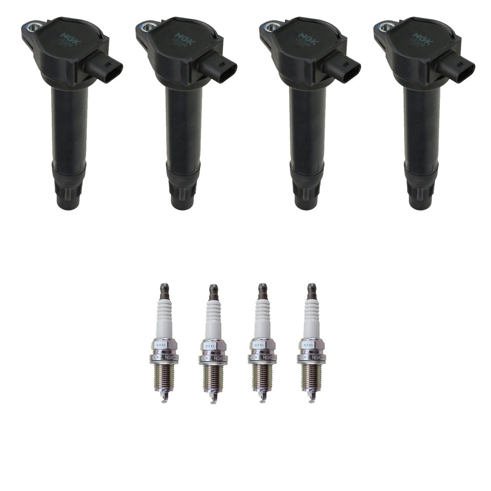 NGK 4 Ignition Coil 4 Platinum Spark Plugs Kit For Avenger Compass L4 ...
