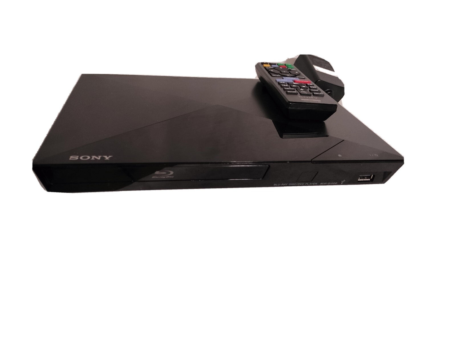 Sony BDP-S1200 Blu-Ray DVD Player with Remote, & Power Supply ...