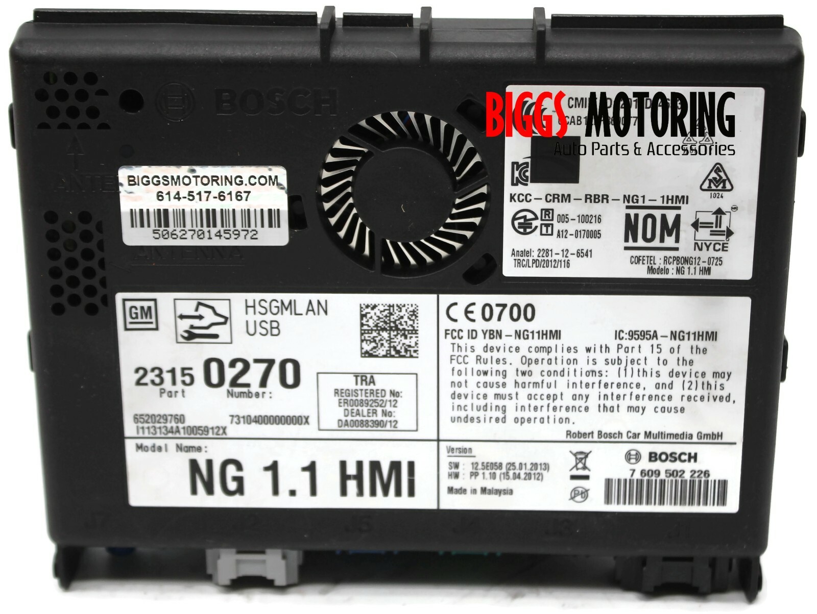 2013-2018 Chevy Cadillac ATS CTS XTS HMI Navigation Module 23150270 | eBay