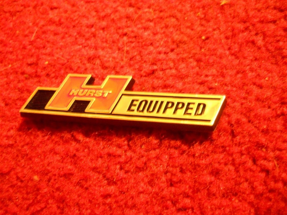 NEW HURST EQUIPPED SHIFTERS VINTAGE HOT ROD MUSCLE CAR TRUNK DECKLID ...