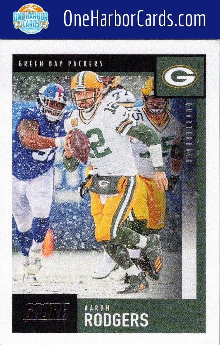 2020 Score Green Bay Packers Football Card #228 Aaron Rodgers | eBay