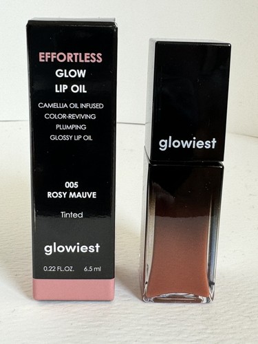 glowiest EFFORTLESS Glow Lip Oil 005 ROSY MAUVE | eBay