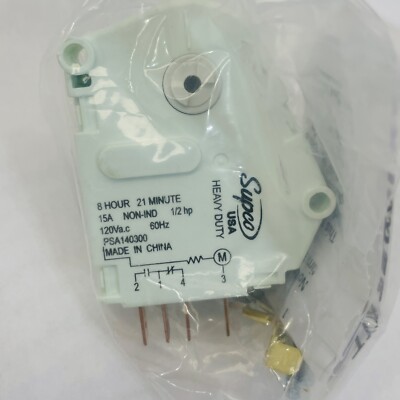 SUPCO SPA1403FL DEFROST TIMER 8 HOURS 21 MINUTE TIMER | eBay