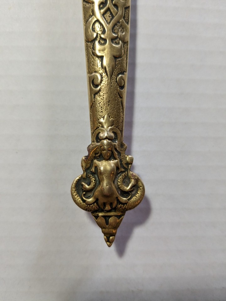 Antique Dagger Antique Athame German Flamberge Knife Melusine Hermes ...