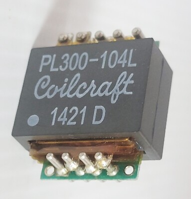 New Coilcraft PL300-104L Audio / Signal Planar Transformer | eBay