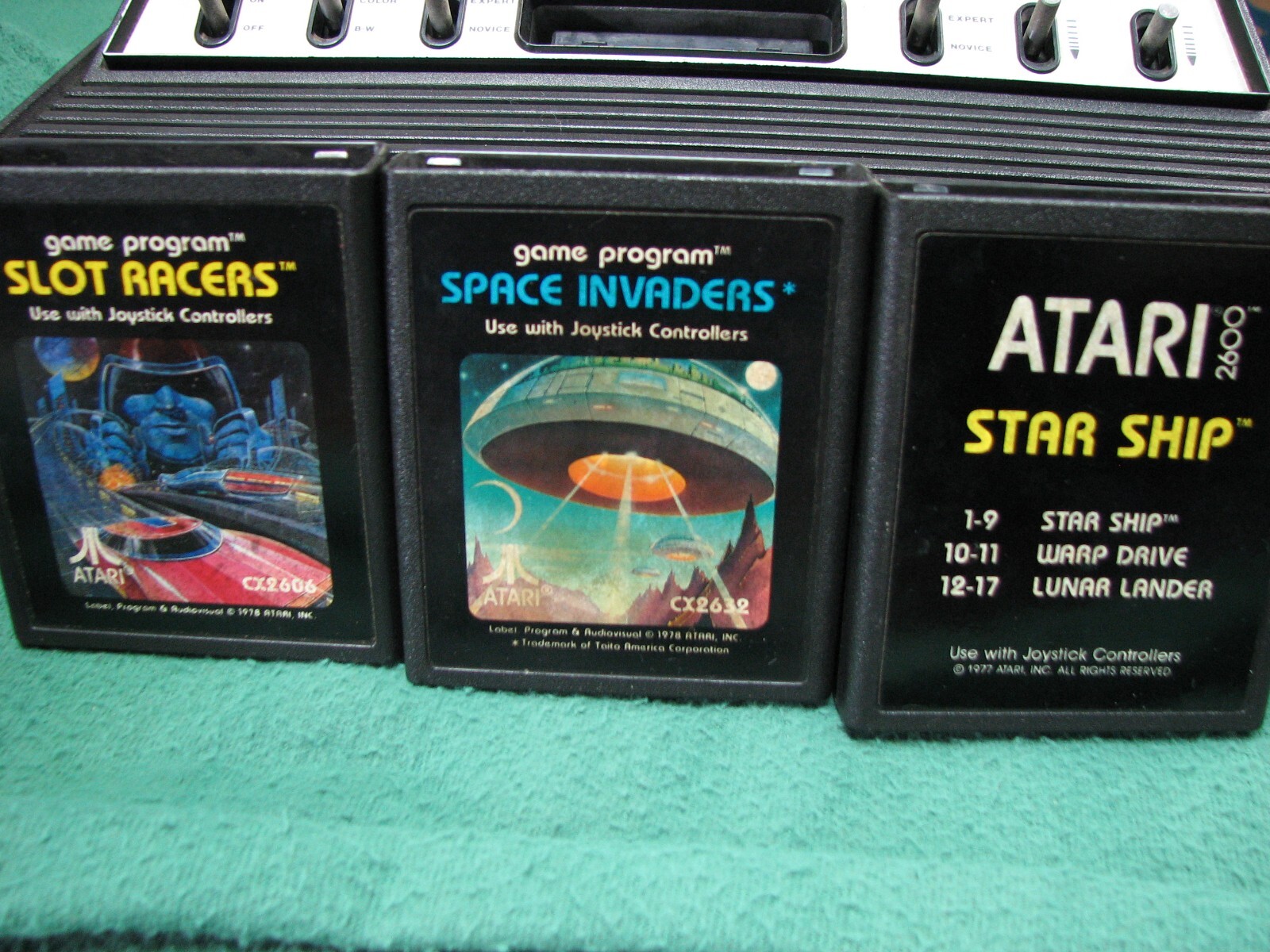 Vintage ATARI VIDEO ARCADE Tele-Games Model 637.99743 W/ 11 Games ...