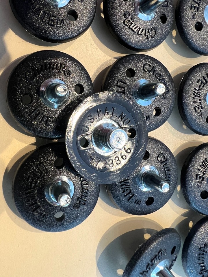 CHAMP Golf Spikes small metal thread 24 Lite-Wate USA Made! | eBay