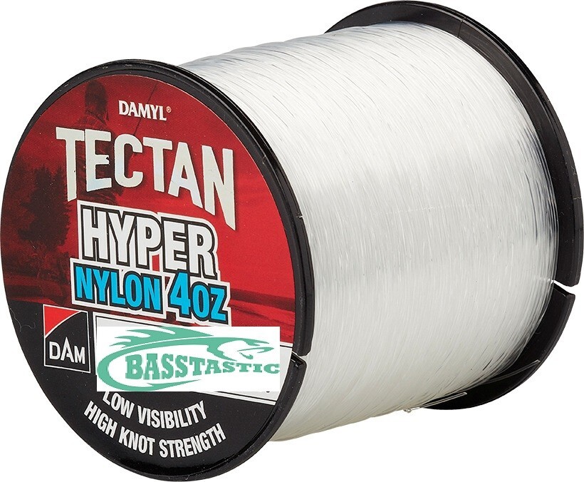 Tectan Hyper Nylon Fishing Line Bulk 4oz Spool - High Knot Strength ...