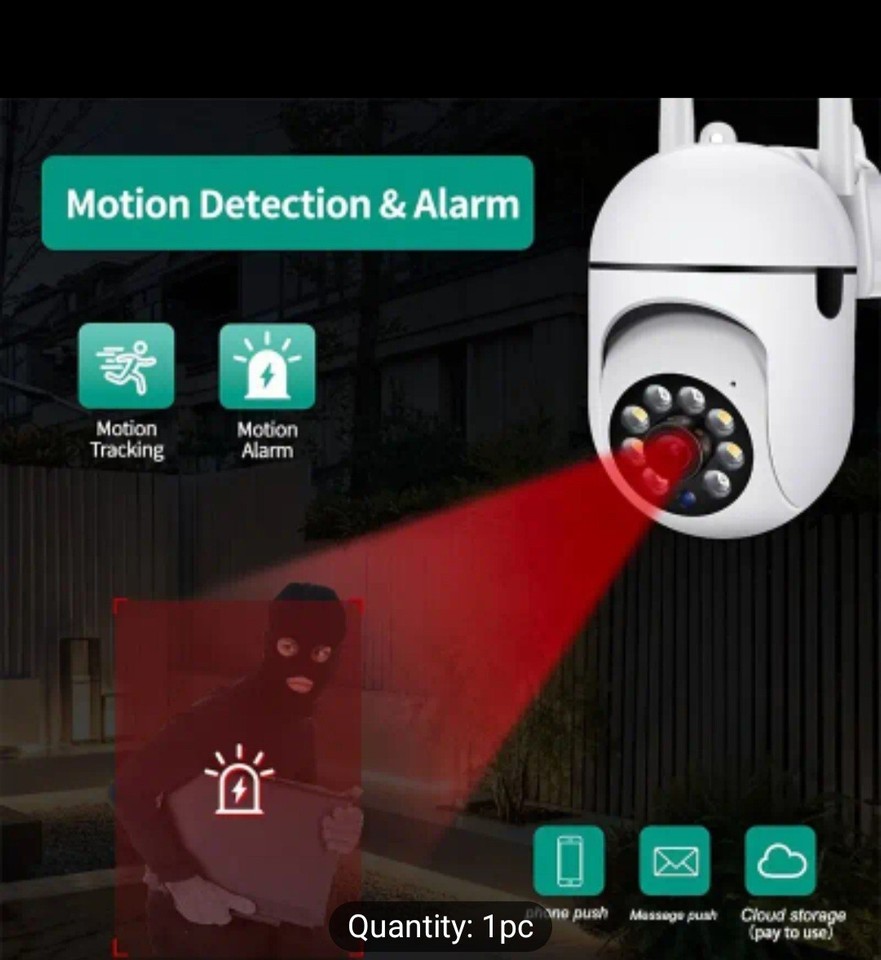 Teruhal 1080P HD Wireless Security Camera - Indoor/Outdoor, Wi-Fi ...