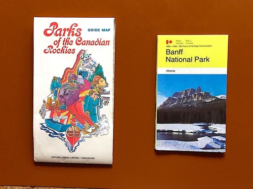 Vintage Maps & Guides for the Canadian Rockies, Banff National Park ...
