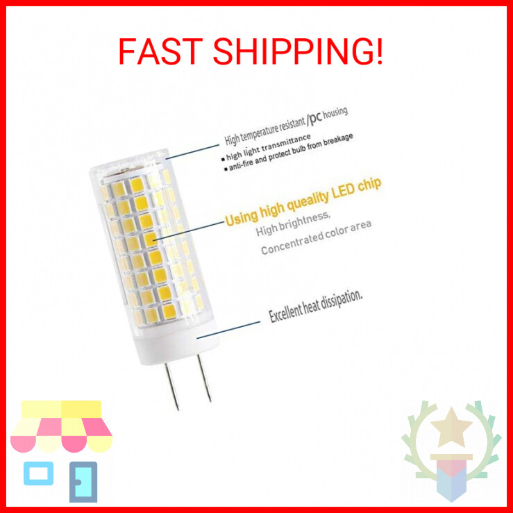 GY8.6 LED Bulb, 7W G8 Led Lamps, 75W Halogen Bulb Replacement, G8/GY8.6 ...